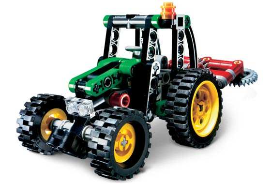 迷你拖拉机（Mini Tractor）（乐高LEGO 8281、积思JiSi 3312、积思JiSi 3311） | Brick4.com - 最实用的国产积木索引表