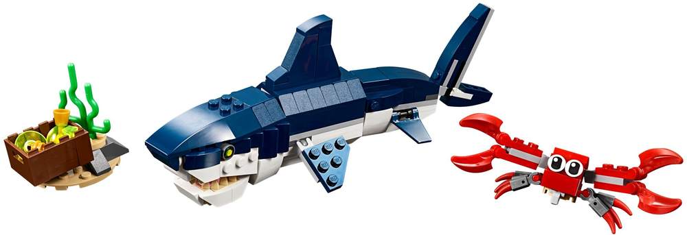 深海生物（Deep Sea Creatures）（乐高LEGO 31088、迪库DECOOL 31009） | Brick4.com - 最实用的国产积木索引表