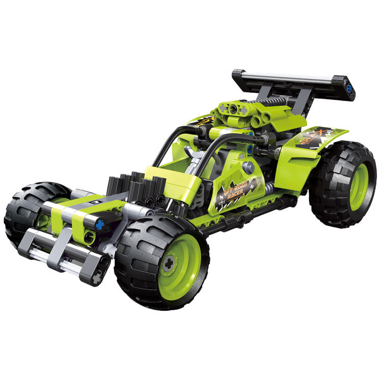 科技积木：铁狼骑士 极地越野车（MecFactor：Powered Pullback Buggy）（迪库DECOOL 3805） | Brick4.com - 最实用的国产积木索引表