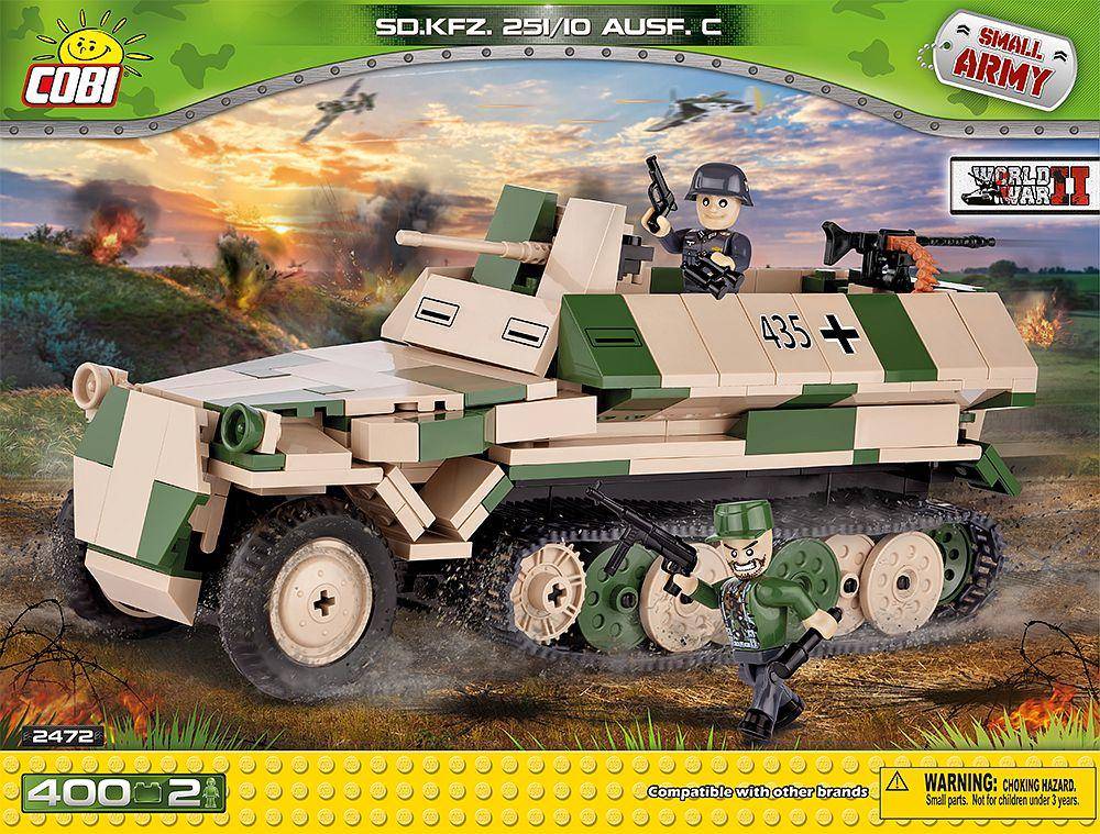 Sdkfz 251半履带车（sd Kfz 251 10 Ausf C）（酷陛cobi 2472） 最实用的国产积木索引表