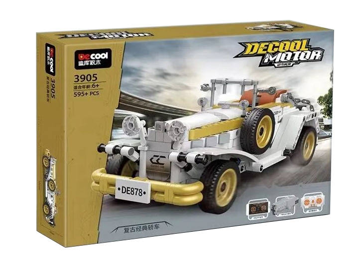 复古经典轿车（Decool Motor）（迪库Decool/酷小砖BrickCool 3905） | Brick4.com - 最实用的国产积木索引表
