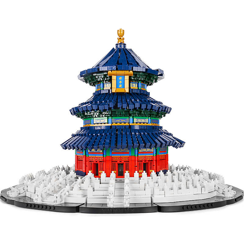 名筑：北京天坛祈年殿（Architecture）（宇星模王MouldKing 22009） | Brick4.com - 最实用的国产积木索引表