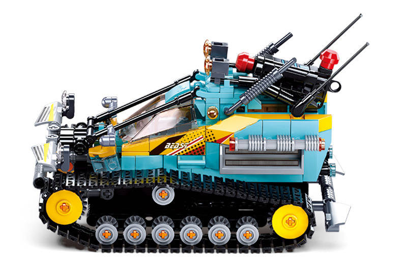天蝎座履带侦察遥控车（Remote Control Tracked Vehicle）（小鲁班Sluban M38-B1021） | Brick4.com - 最实用的国产积木索引表