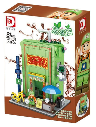 凉茶店（得客创想 DK 7029） | Brick4.com - 最实用的国产积木索引表