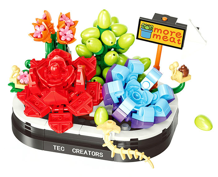 暗香浮动（Colorful World）（得客创想 DK 6011） | Brick4.com - 最实用的国产积木索引表