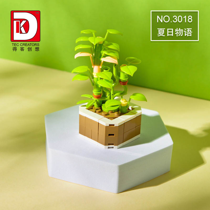 植物花坊：夏日物语（得客创想 DK 3018） | Brick4.com - 最实用的国产积木索引表