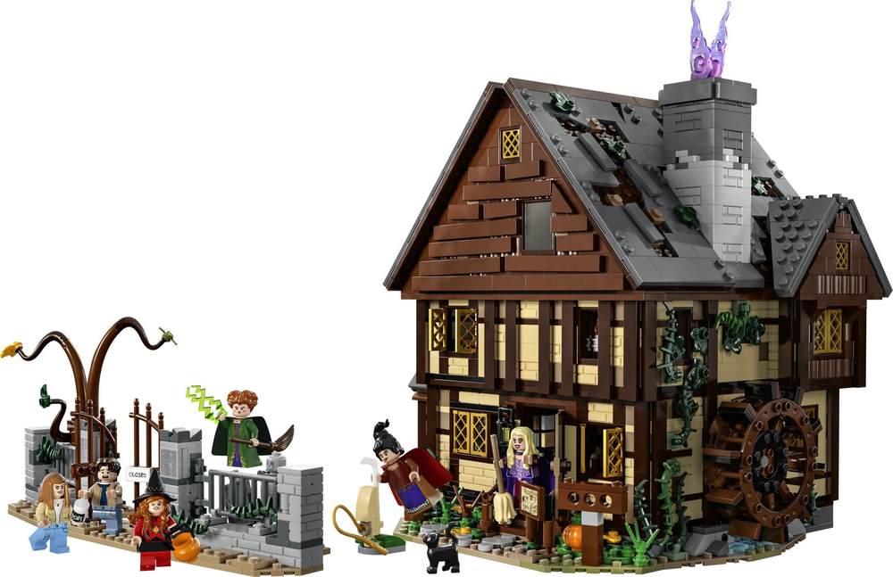迪士尼女巫也疯狂：桑德森姐妹的魔法屋（Disney Hocus Pocus: The Sanderson Sisters' Cottage）（乐高LEGO 21341、无牌 10900 ...