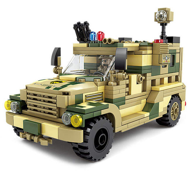 VP11轻型防雷车（开智KAZI/高博乐GBL/博智BOZHI KY84118） | Brick4.com - 最实用的国产积木索引表