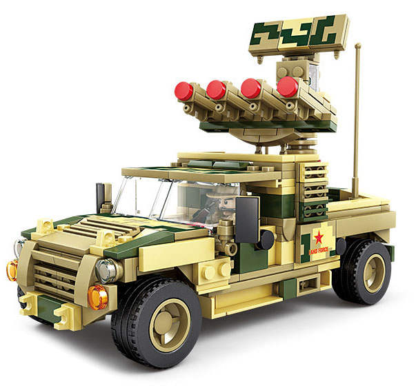 倚天轻型防空导弹系统（开智KAZI/高博乐GBL/博智BOZHI KY84119） | Brick4.com - 最实用的国产积木索引表