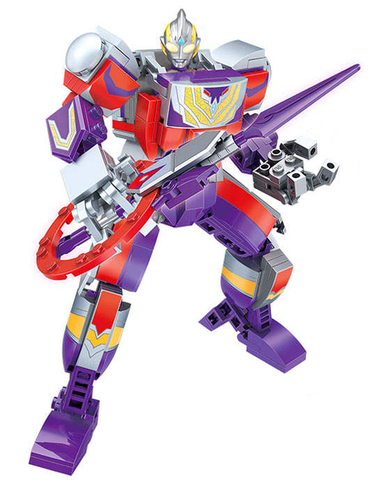 特利迦奥特曼：特利迦强化机甲复合型（启蒙QMAN/ENLIGHTEN/奇妙积木Keeppley 75057） | Brick4.com - 最实用的国产积木索引表