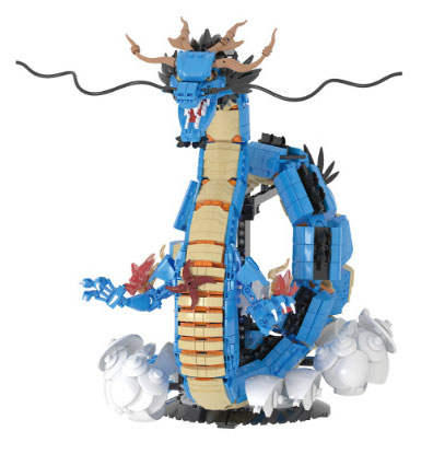 海贼王：凯多蓝龙形态（得客创想 DK 5011） | Brick4.com - 最实用的国产积木索引表