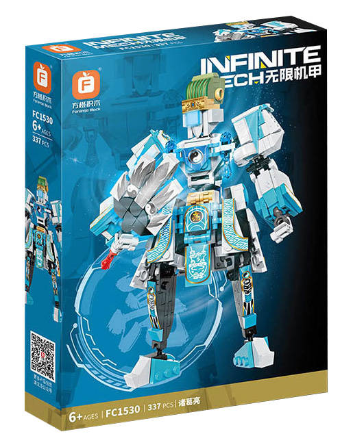 三国机甲2.0：诸葛亮（方橙积木Forange FC1530） | Brick4.com - 最实用的国产积木索引表