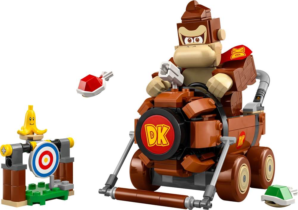 马力欧卡丁车：咚奇刚与 DK 巨型（Donkey Kong & DK Jumbo）（乐高LEGO 72033） | Brick4.com - 最实用的国产积木索引表