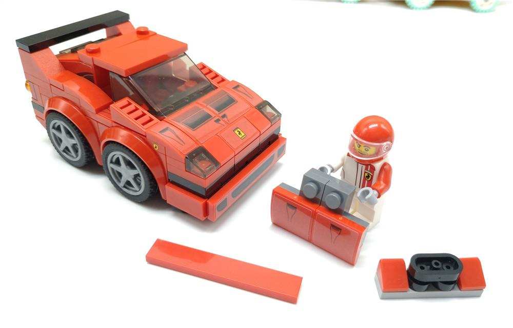 19年贴纸车最弱 | 法拉利 F40 Competizione（Ferrari F40 Competizione）（乐高LEGO 75890 ...