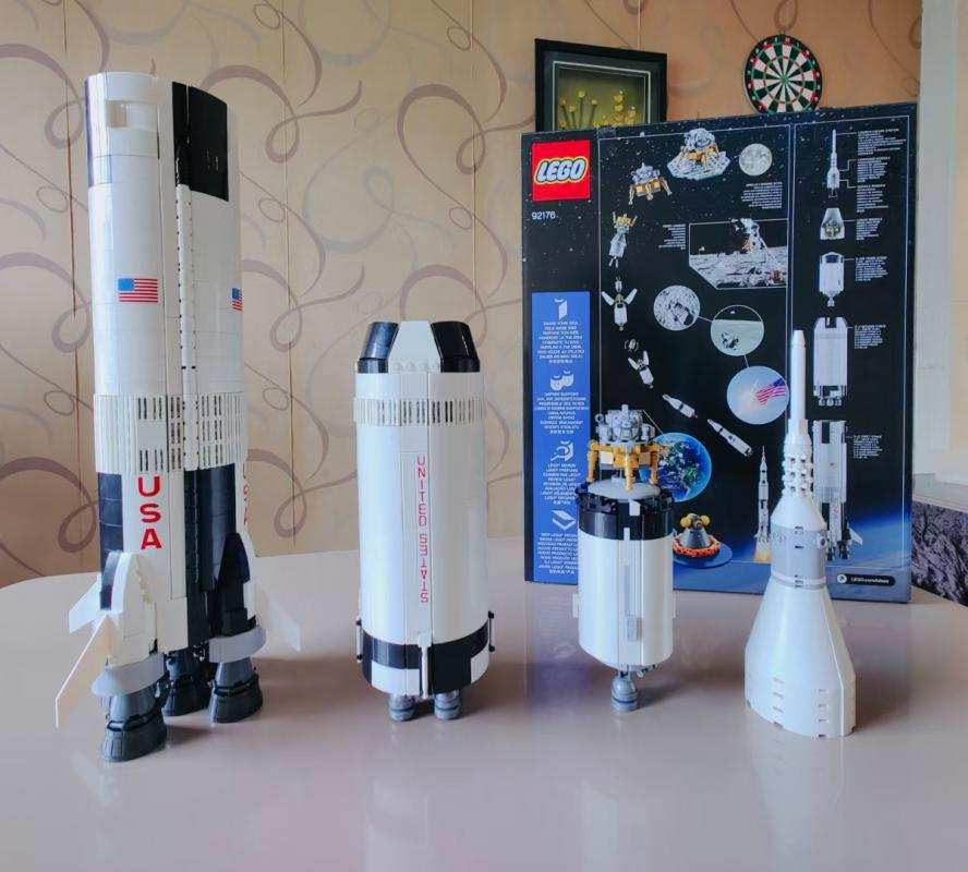 乐高®美国宇航局阿波罗土星五号（NASA Apollo Saturn V）（乐高LEGO 21309、乐高LEGO 92176、乐拼LEPIN ...
