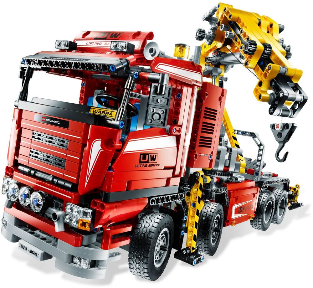 起重机卡车（Crane Truck）（乐高LEGO 8258、乐拼LEPIN 20013） | Brick4.com - 最实用的国产积木索引表