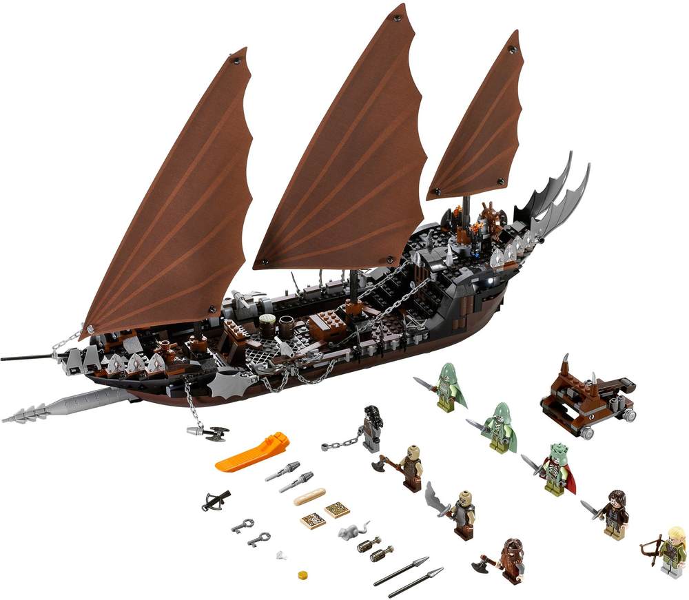 指环王：幽灵海盗船（Pirate Ship Ambush）（乐高LEGO 79008、乐拼LEPIN 16018、无牌 80035、无牌 ...