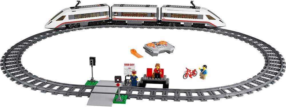 高速客运火车（High-speed Passenger Train）（乐高LEGO 60051、乐拼LEPIN 02010、将牌LELE ...