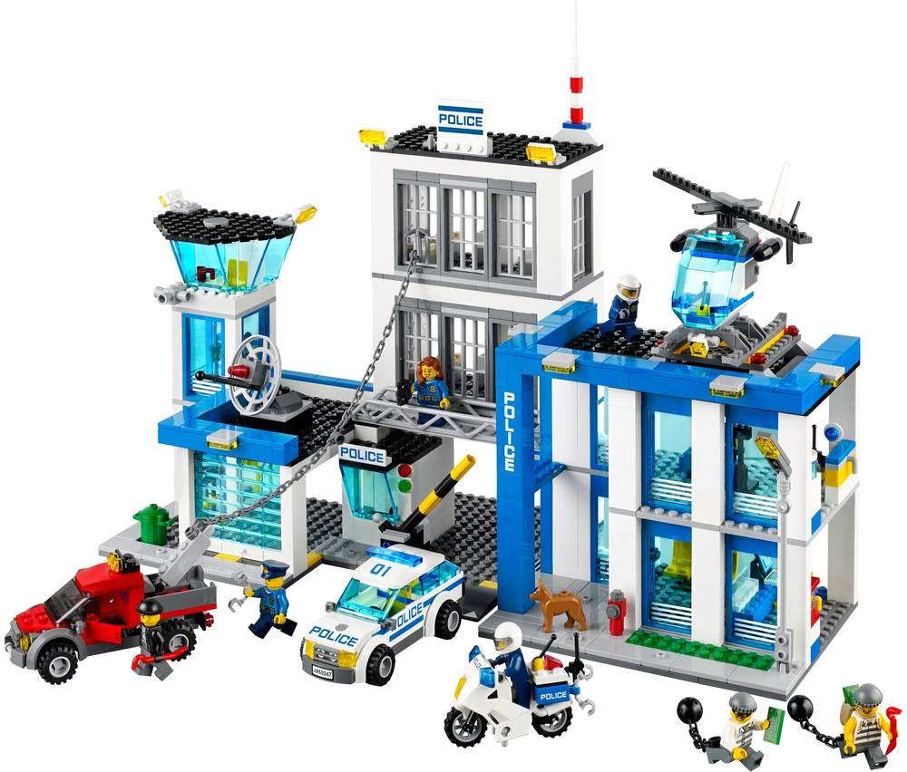 警察：警察局（Police Station）（乐高LEGO 60047、将牌LELE 39059、乐翼LARI/博乐BELA 10424 ...