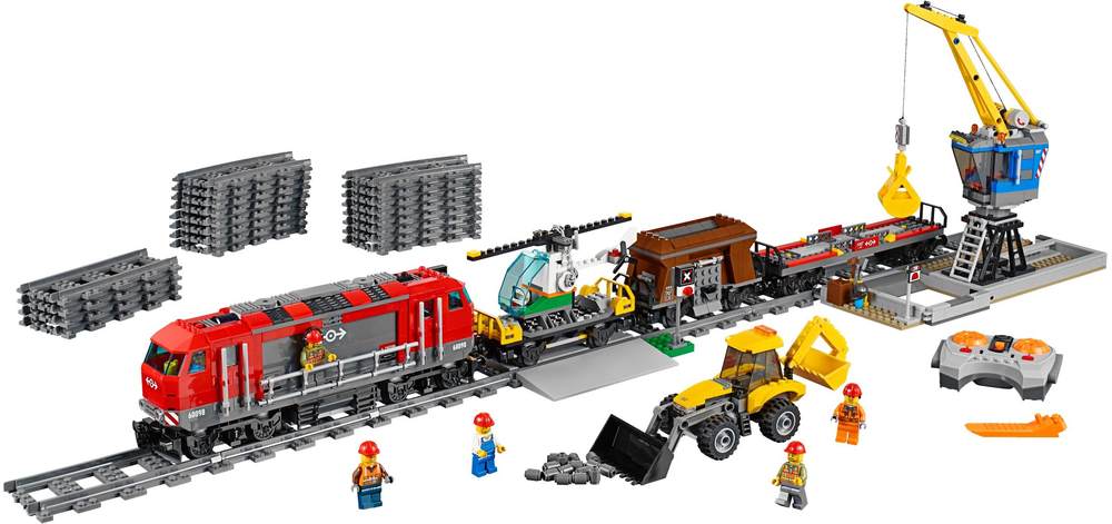 重载火车（Heavy-Haul Train）（乐高LEGO 60098、乐拼LEPIN 02009、将牌LELE 28033、后牌QUEEN ...