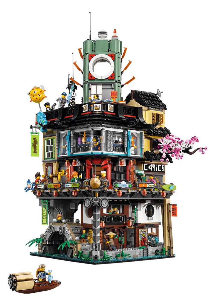 幻影忍者城市（NINJAGO City）（乐高LEGO 70620、乐拼LEPIN 06066、将牌LELE 31086、无牌 61034、加 ...