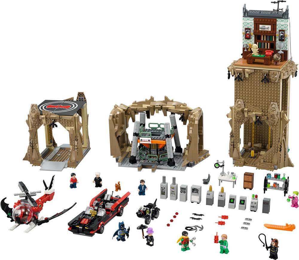 蝙蝠侠 经典TV系列节目 - 蝙蝠洞（Batman Classic TV Series - Batcave）（乐高LEGO 76052、乐拼 ...
