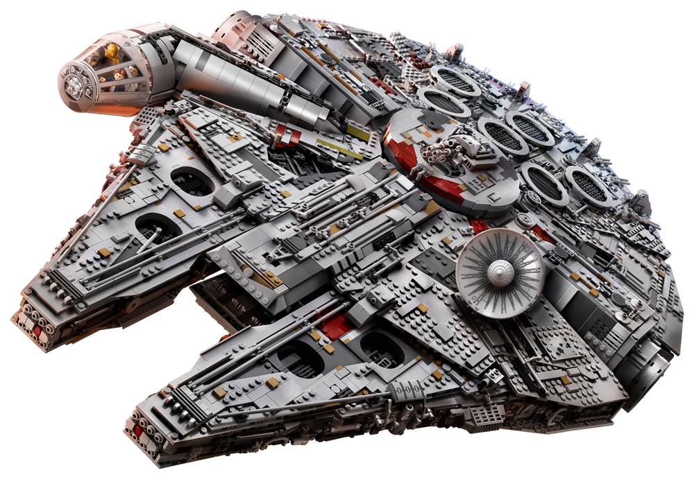 豪华千年隼号（Millennium Falcon）（乐高LEGO 75192、乐拼LEPIN 05132、鼎高DINGGAO DG005、王牌 ...