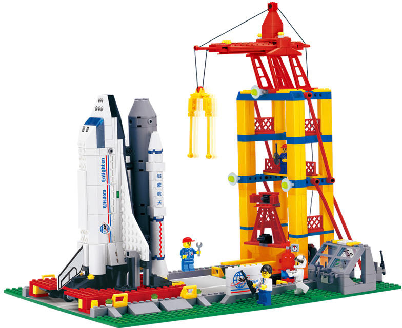 太空总署发射站 航天飞机发射基地（Shuttle Launch Pad）（乐高LEGO 6339、启蒙QMAN/ENLIGHTEN 515 ...