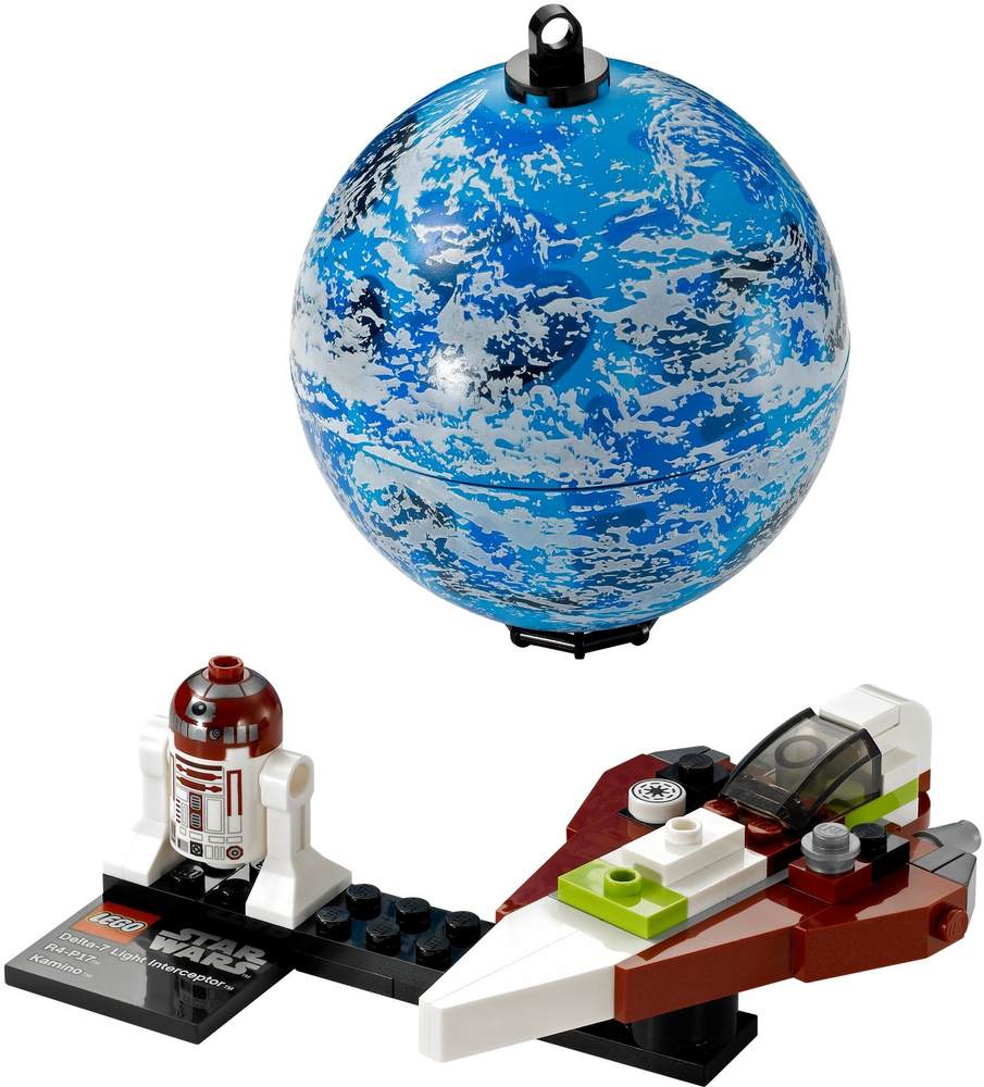 绝地星际战斗机和卡明诺星球（Jedi Starfighter & Planet Kamino）（乐高LEGO 75006、开智KAZI/高博乐 ...