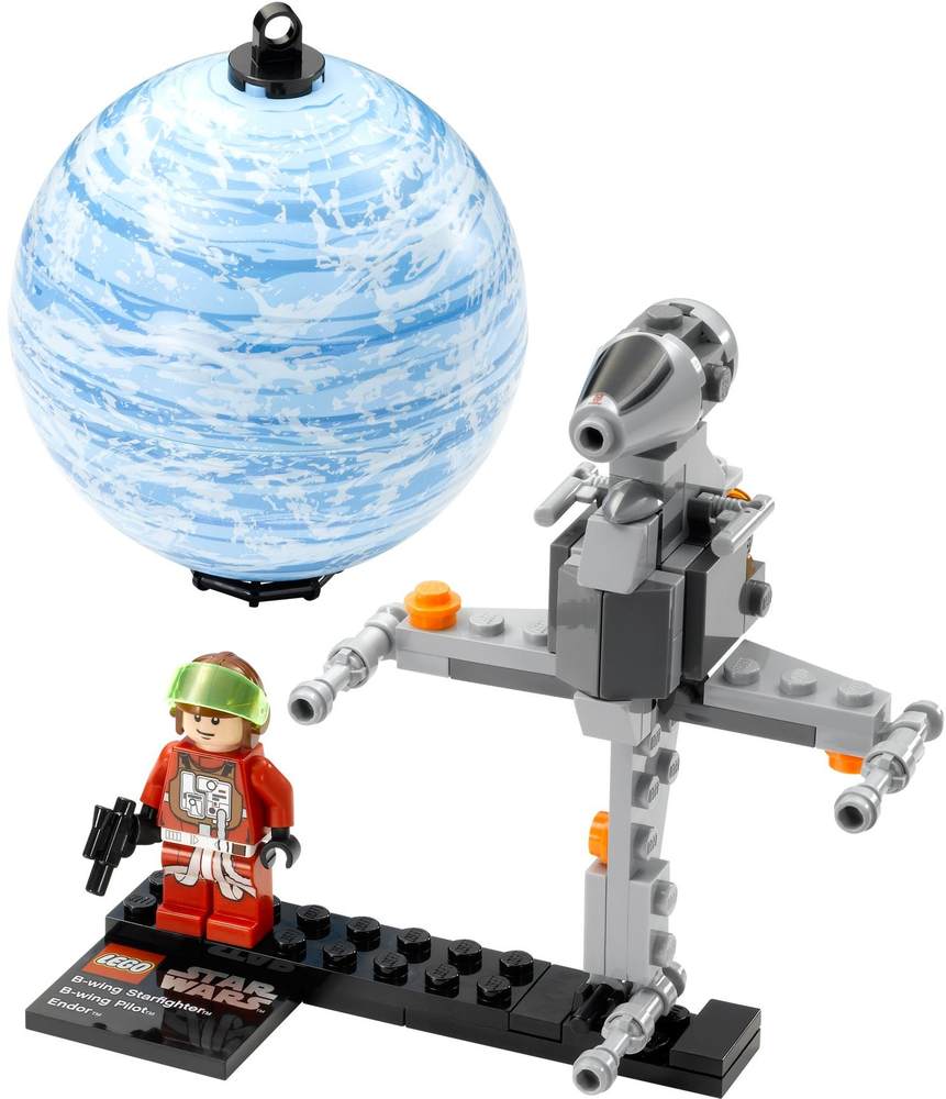 B翼星际战斗机和恩多星球（B-Wing Starfighter & Planet Endor）（乐高LEGO 75010、开智KAZI/高博乐 ...