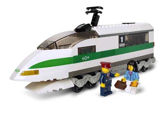 世界城市：高速列车（High Speed Train）（乐高LEGO 4511、乐高LEGO 10157、乐高LEGO 10158、启蒙 ...