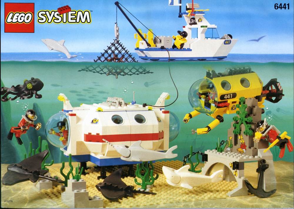 潜水：海上实验室（Deep Sea Refuge）（乐高LEGO 6441） | Brick4.com - 最实用的国产积木索引表