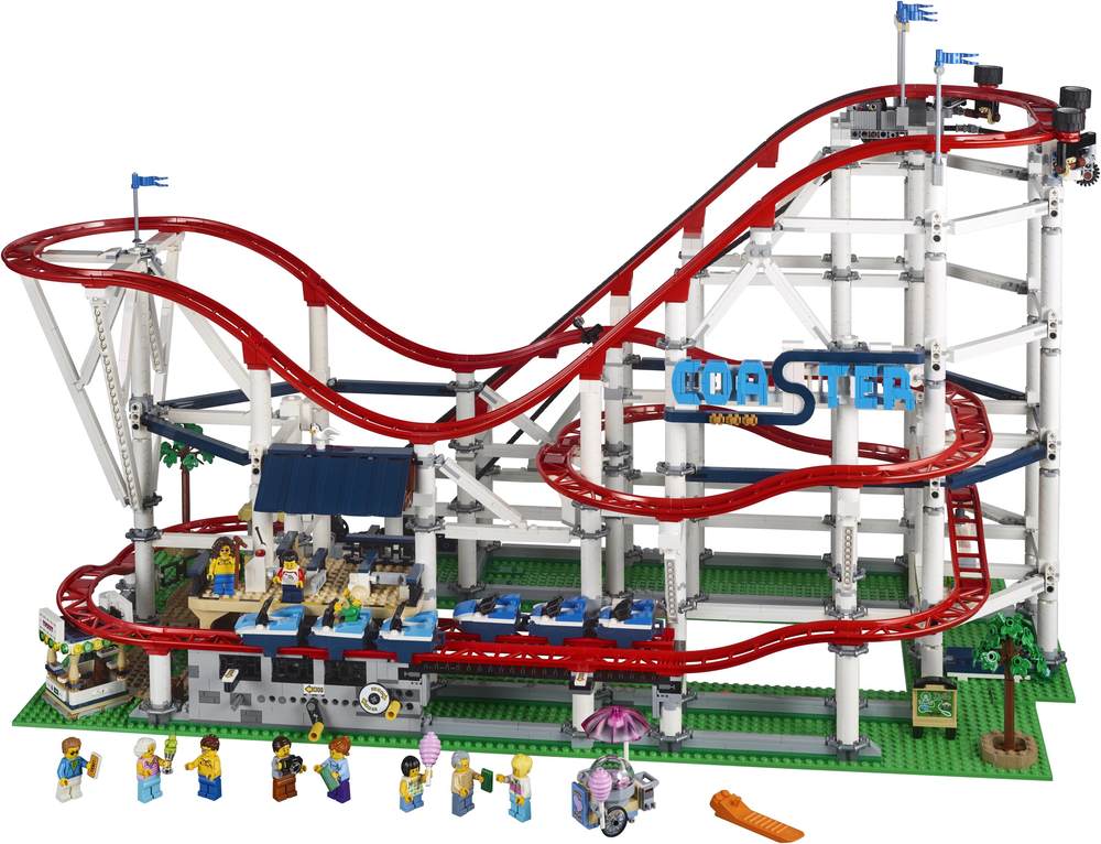 大型过山车（Roller Coaster）（乐高LEGO 10261、积思JiSi 18003、乐拼LEPIN 15039、加致/盛源S牌SY ...