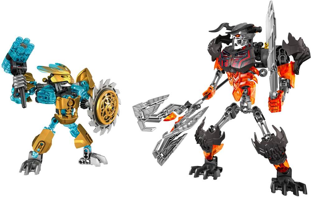 生化战士：变相怪杰对决骷髅研磨大师（Mask Maker vs. Skull Grinder）（乐高LEGO 70795、积思JiSi ...