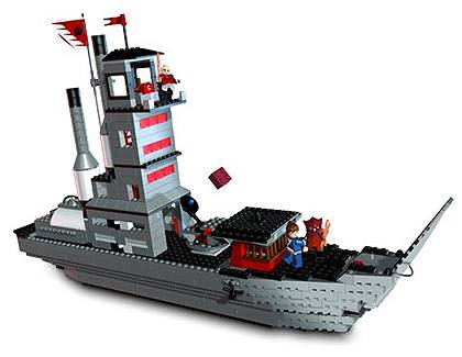 降世神通：联邦火战船（Fire Nation Ship）（乐高LEGO 3829） | Brick4.com - 最实用的国产积木索引表