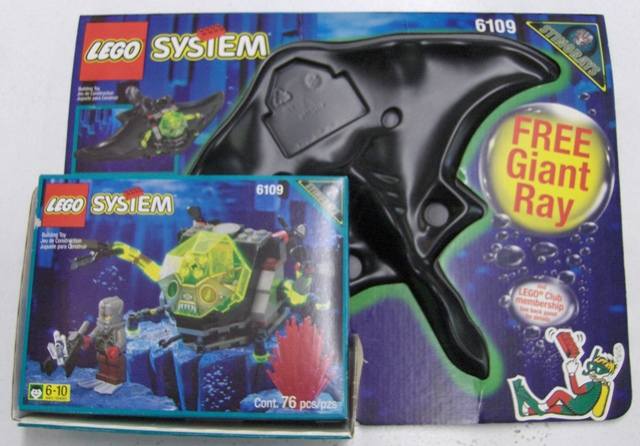 黑魟：海底世界：深海爬行者、螃蟹号（Sea Creeper、Crab）（乐高LEGO 6109、乐高LEGO 6140） | Brick4 ...