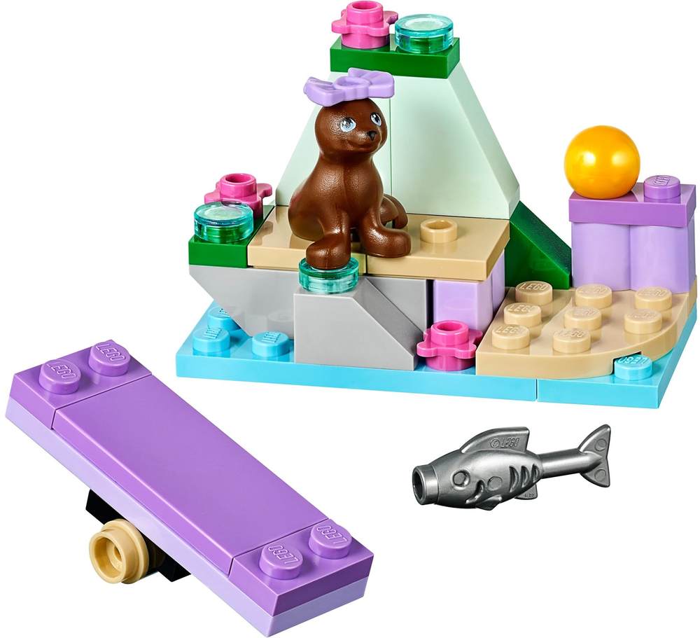 好朋友：礁石上的小海豹（Seal's Little Rock）（乐高LEGO 41047） | Brick4.com - 最实用的国产积木索引表