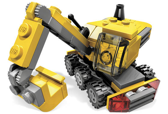 迷你挖掘机（Mini Construction）（乐高LEGO 4915、顺乐康 Little companion 305） | Brick4 ...