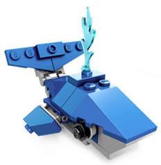 迷你创意鲸鱼（Whale）（乐高LEGO 7871） | Brick4.com - 最实用的国产积木索引表