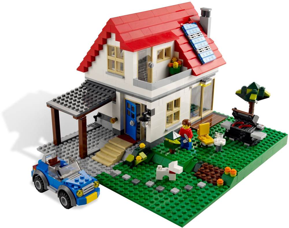 山顶别墅（Hillside House）（乐高LEGO 5771） | Brick4.com - 最实用的国产积木索引表