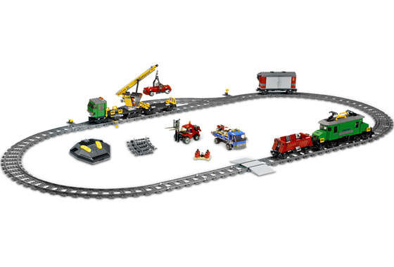 豪华货运火车（Cargo Train Deluxe）（乐高LEGO 7898） | Brick4.com - 最实用的国产积木索引表