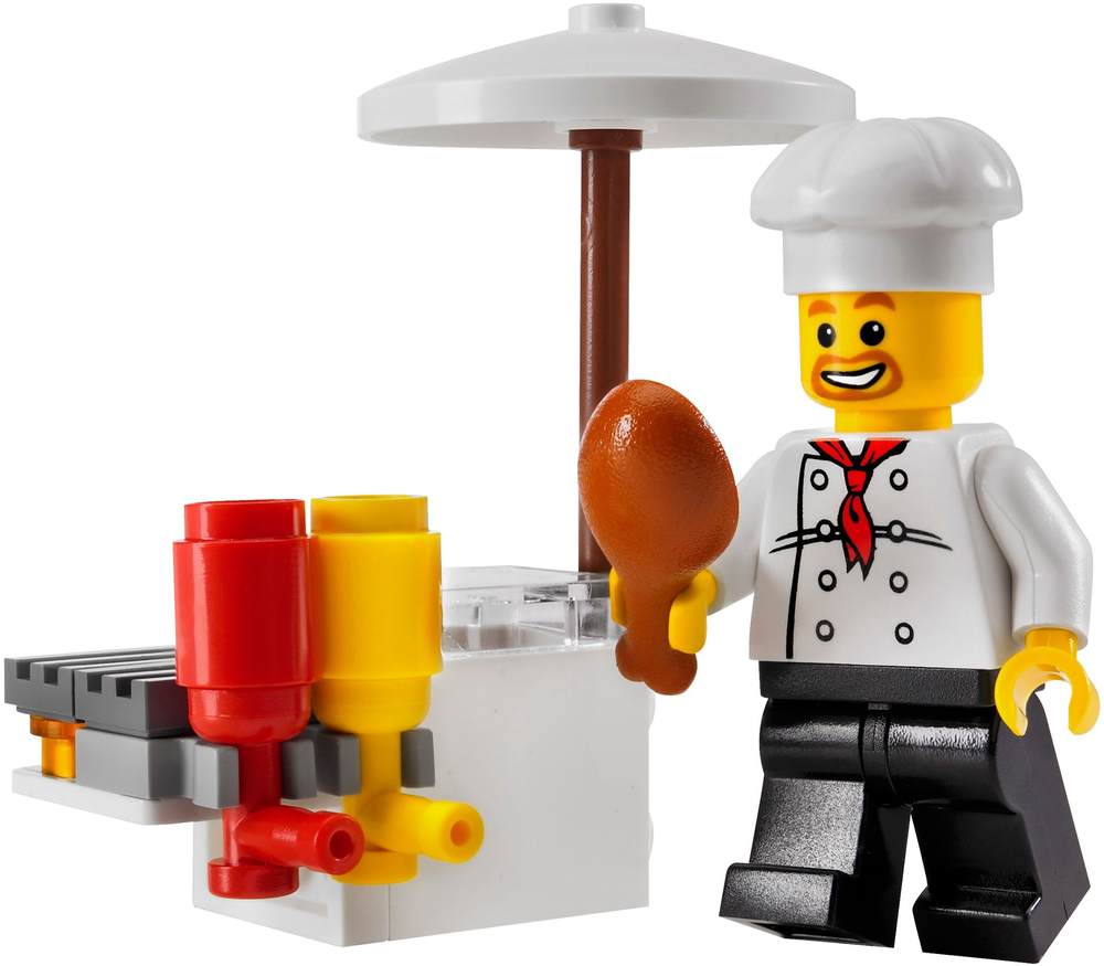 烧烤架（BBQ Stand）（乐高LEGO 8398） | Brick4.com - 最实用的国产积木索引表