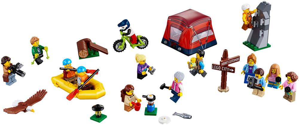 户外探险人仔包（People Pack - Outdoor Adventures）（乐高LEGO 60202） | Brick4.com ...