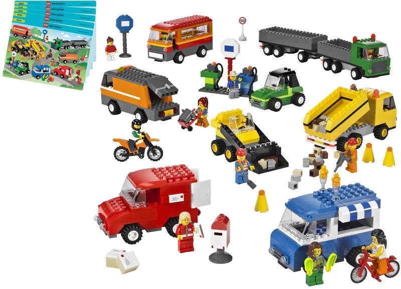 教育：车辆套装（Vehicles Set）（乐高LEGO 9333） | Brick4.com - 最实用的国产积木索引表