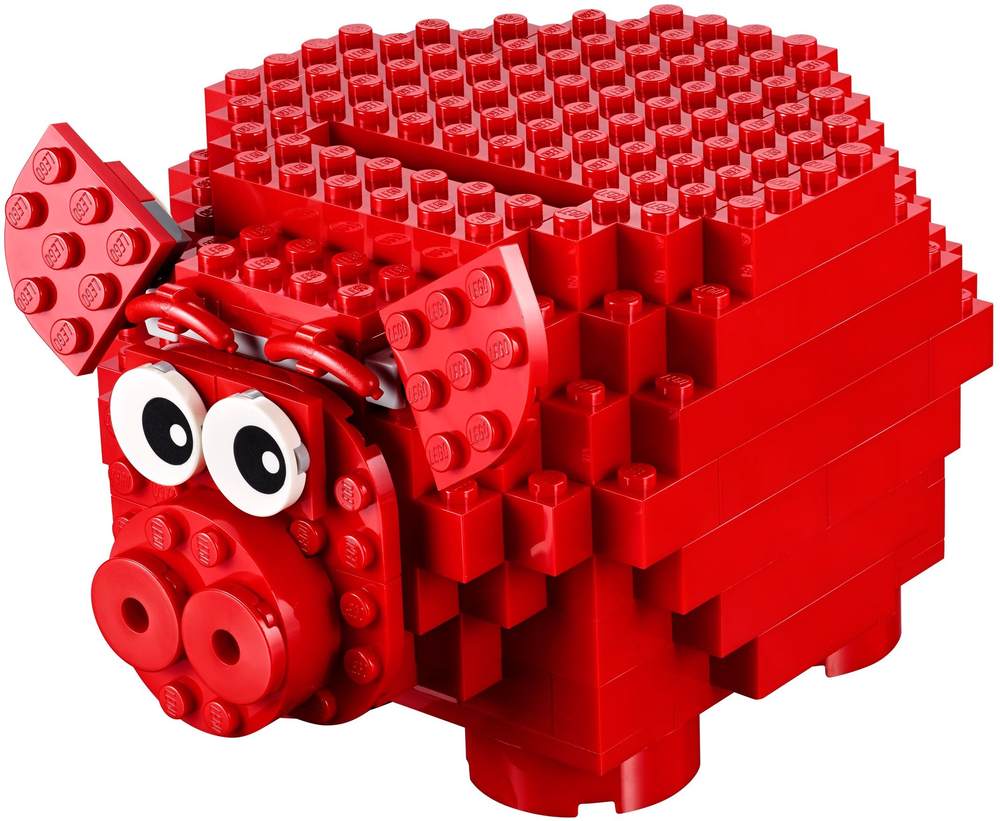 其他：小猪储蓄罐（Piggy Coin Bank）（乐高LEGO 40155） | Brick4.com - 最实用的国产积木索引表