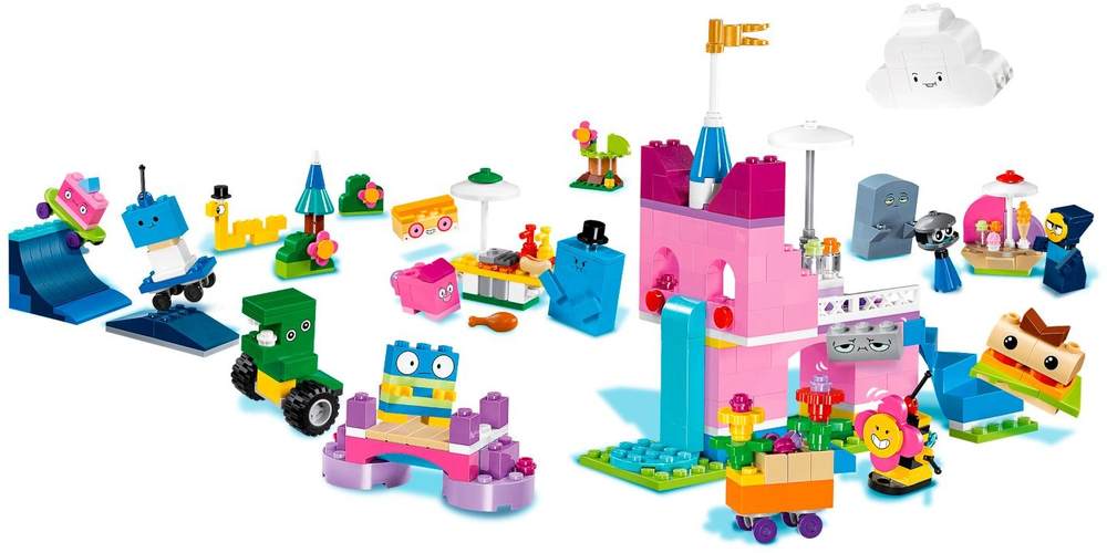 Unikingdom创意积木箱（Unikingdom Creative Brick Box）（乐高LEGO 41455、乐翼LARI/博乐 ...
