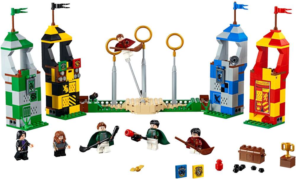 魔法世界：哈利波特：魁地奇比赛（Quidditch Match）（乐高LEGO 75956、乐拼LEPIN --、将牌LELE 39147、乐 ...