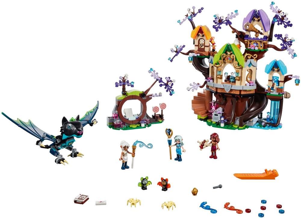 精灵：蝙蝠攻击精灵树（The Elvenstar Tree Bat Attack）（乐高LEGO 41196、乐拼LEPIN 30020 ...