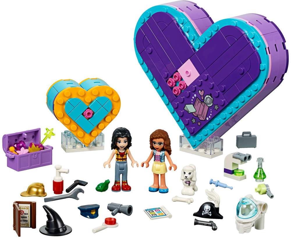 好朋友：好朋友的爱心藏宝盒（Heart Box Friendship Pack）（乐高LEGO 41359、乐拼LEPIN 01084、乐翼 ...