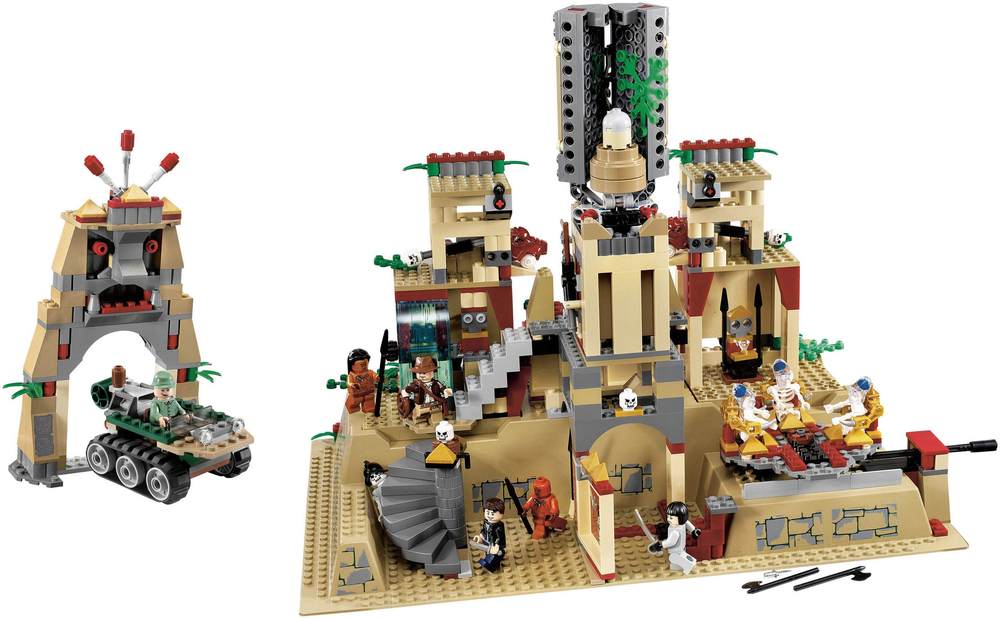 印第安纳琼斯：玛雅人神庙（Temple of the Crystal Skull）（乐高LEGO 7627） | Brick4.com - 最 ...